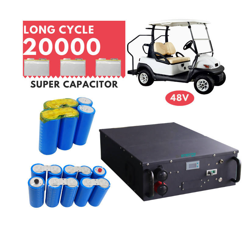 Graphene Super Capacitor Battery 48v 3900wh For For Golf Carts And ...