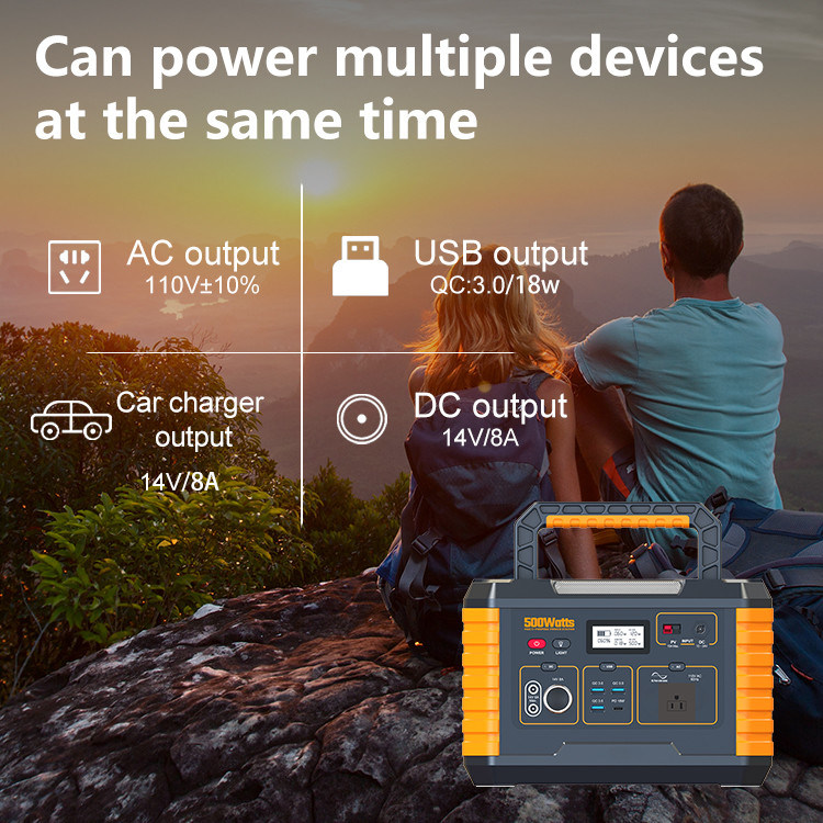 50/60Hz Outdoor Portable Power Supply , 500w Portable Power Station ...