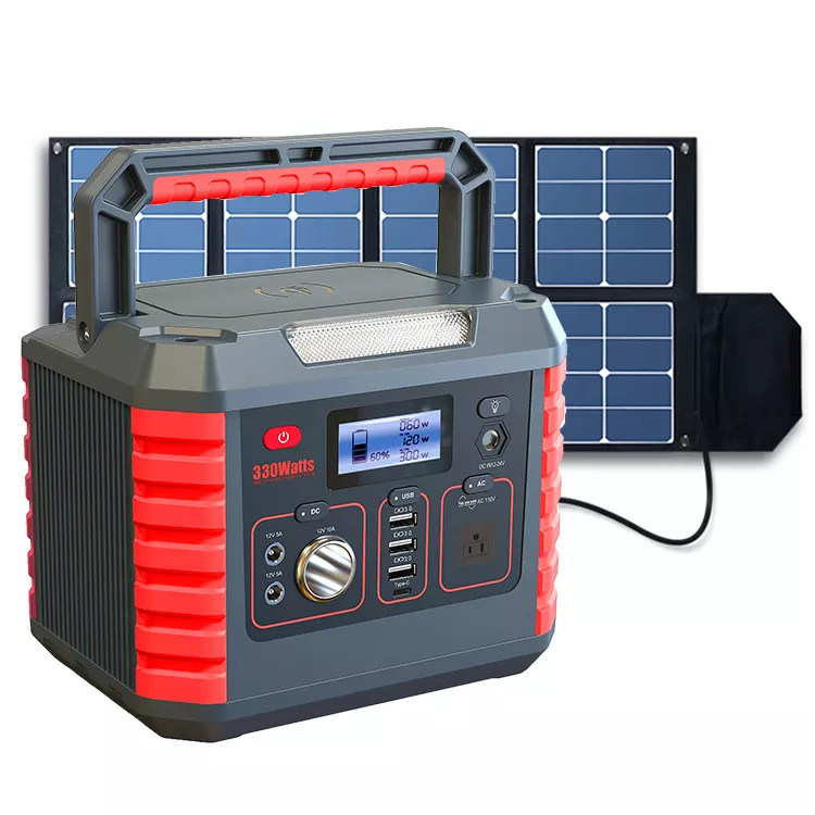 LiFePO4 MPPT Portable Solar Power Station , 3.7V Outdoor Mobile Power ...