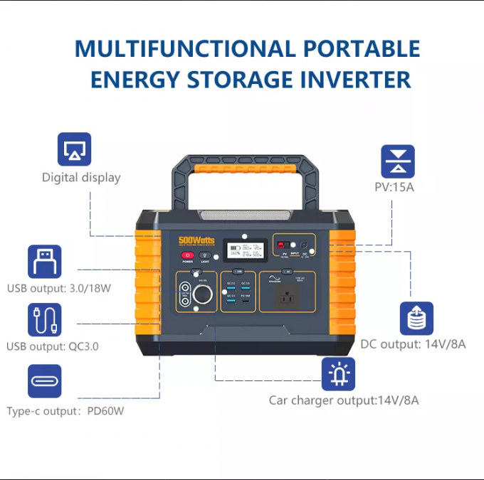 110V 220V Lithium Portable Battery Power Station 140400mAh Durable