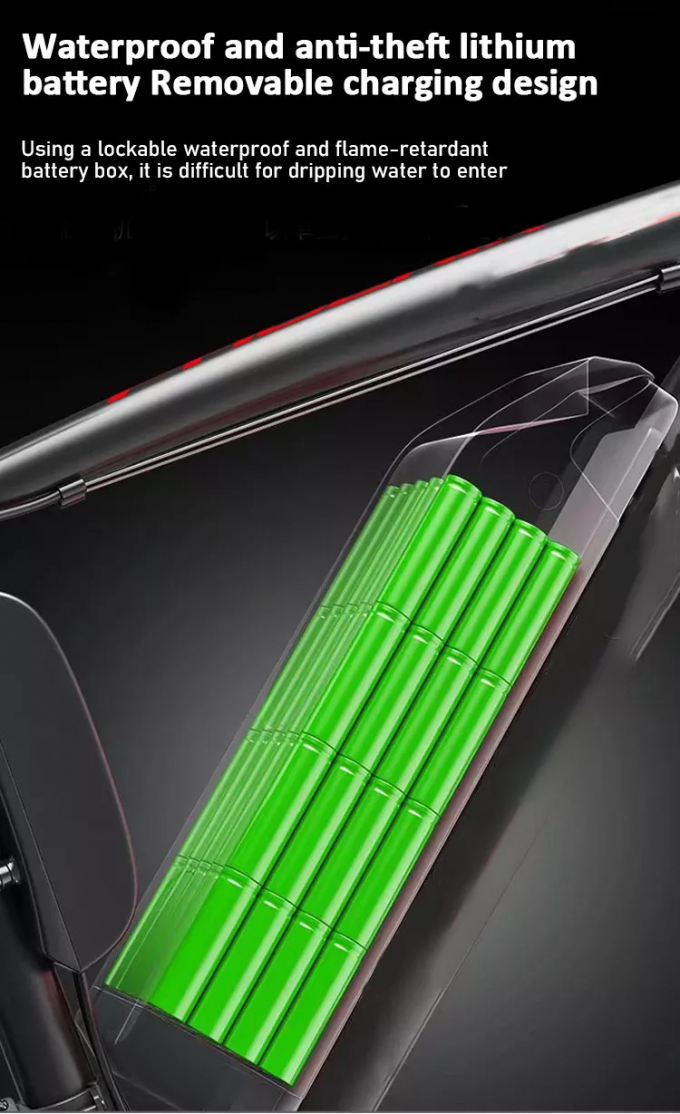 Reusable Li Ion Electric Pack For Bike Rechargeable Ultraportable