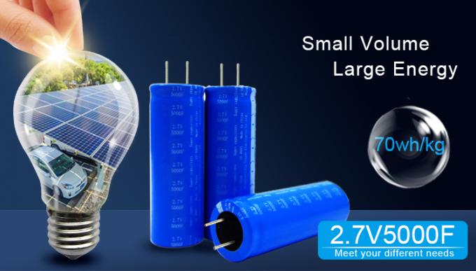 High Energy 2.7V 5000F Radial Super Capacitor Battery Double Electric Layer